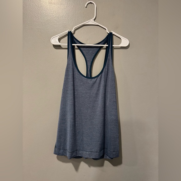 lululemon athletica | Tops | Euc Lululemon Racerback Tank In Blue Size ...